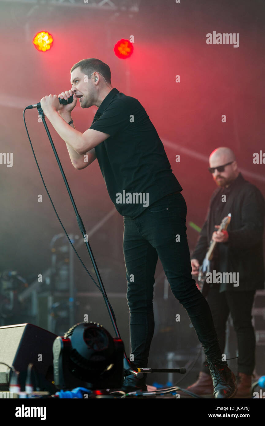 Thornhill, Scotland, UK - August 27, 2016: James Graham, vocalist with ...