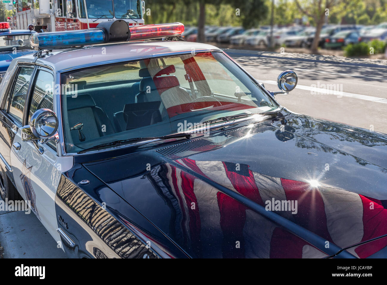 Antique police car hi-res stock photography and images - Alamy