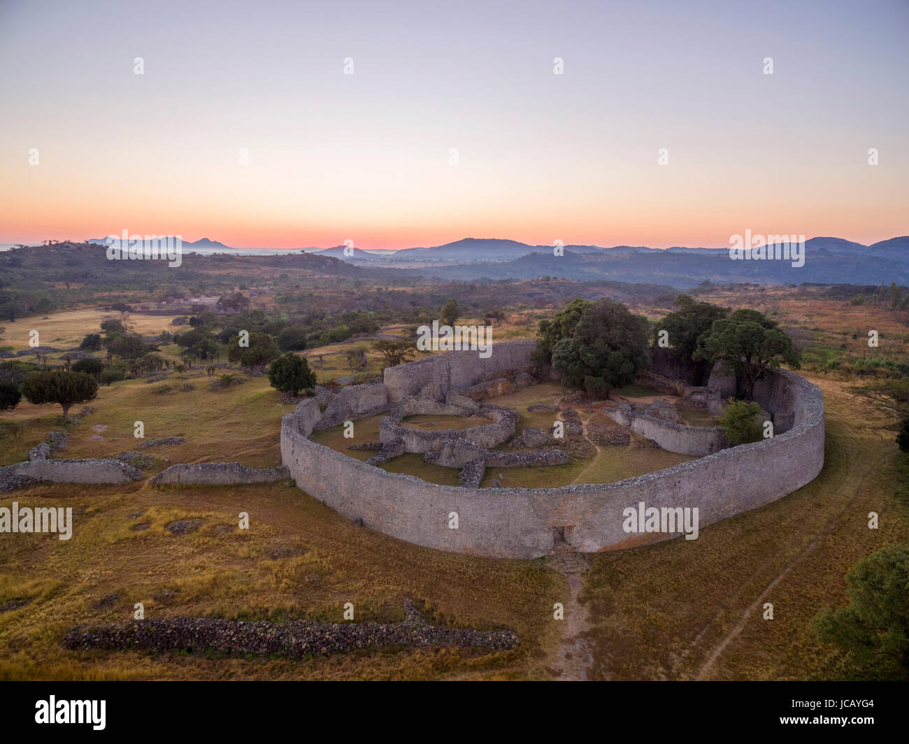 Great zimbabwe aerial hi-res stock photography and images - Alamy