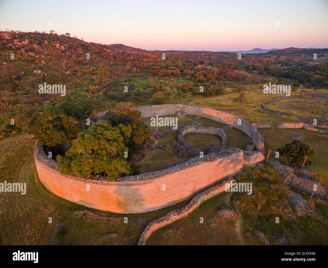 The Great Enclosure at Great Zimbabwe Ruins, Zimbabwe Stock Photo - Alamy