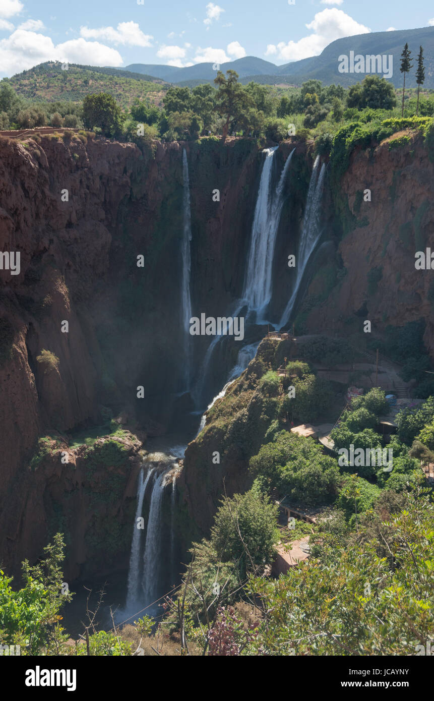 Ouzoud Waterfalls, Grand Atlas village of Tanaghmeilt, Azilal province ...