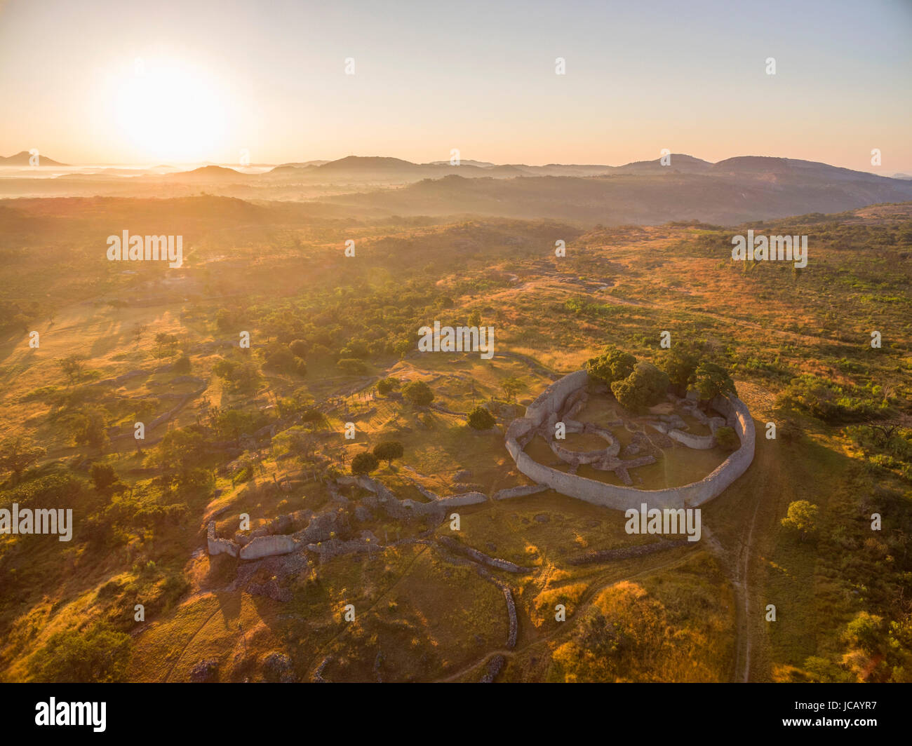 The Great Enclosure at Great Zimbabwe Ruins, Zimbabwe Stock Photo - Alamy