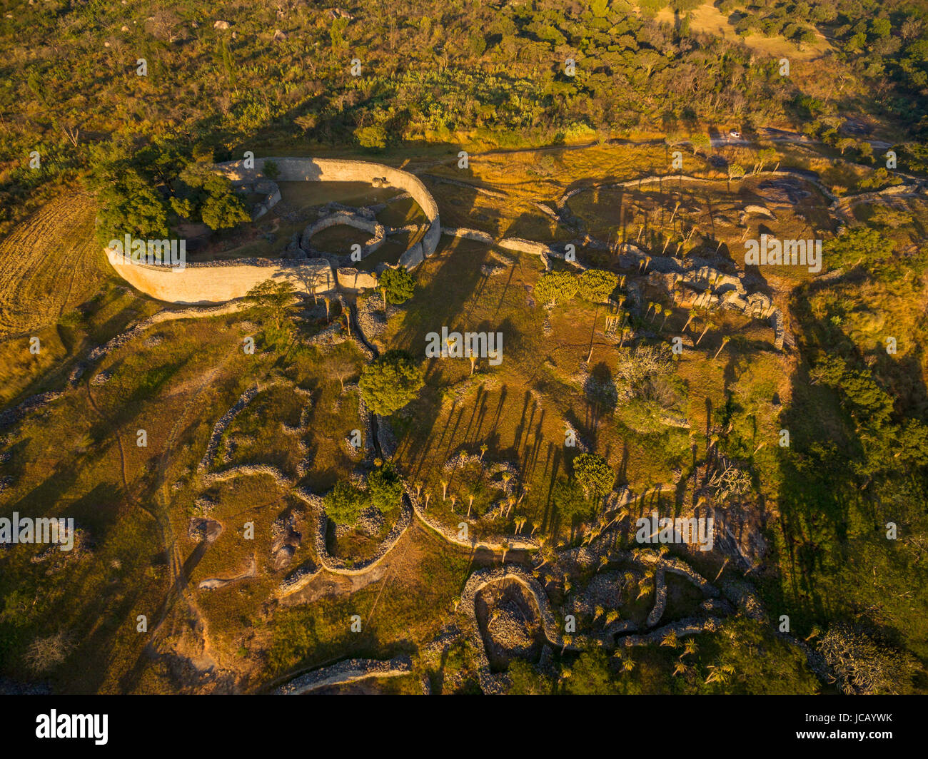 The Great Enclosure at Great Zimbabwe Ruins, Zimbabwe Stock Photo - Alamy