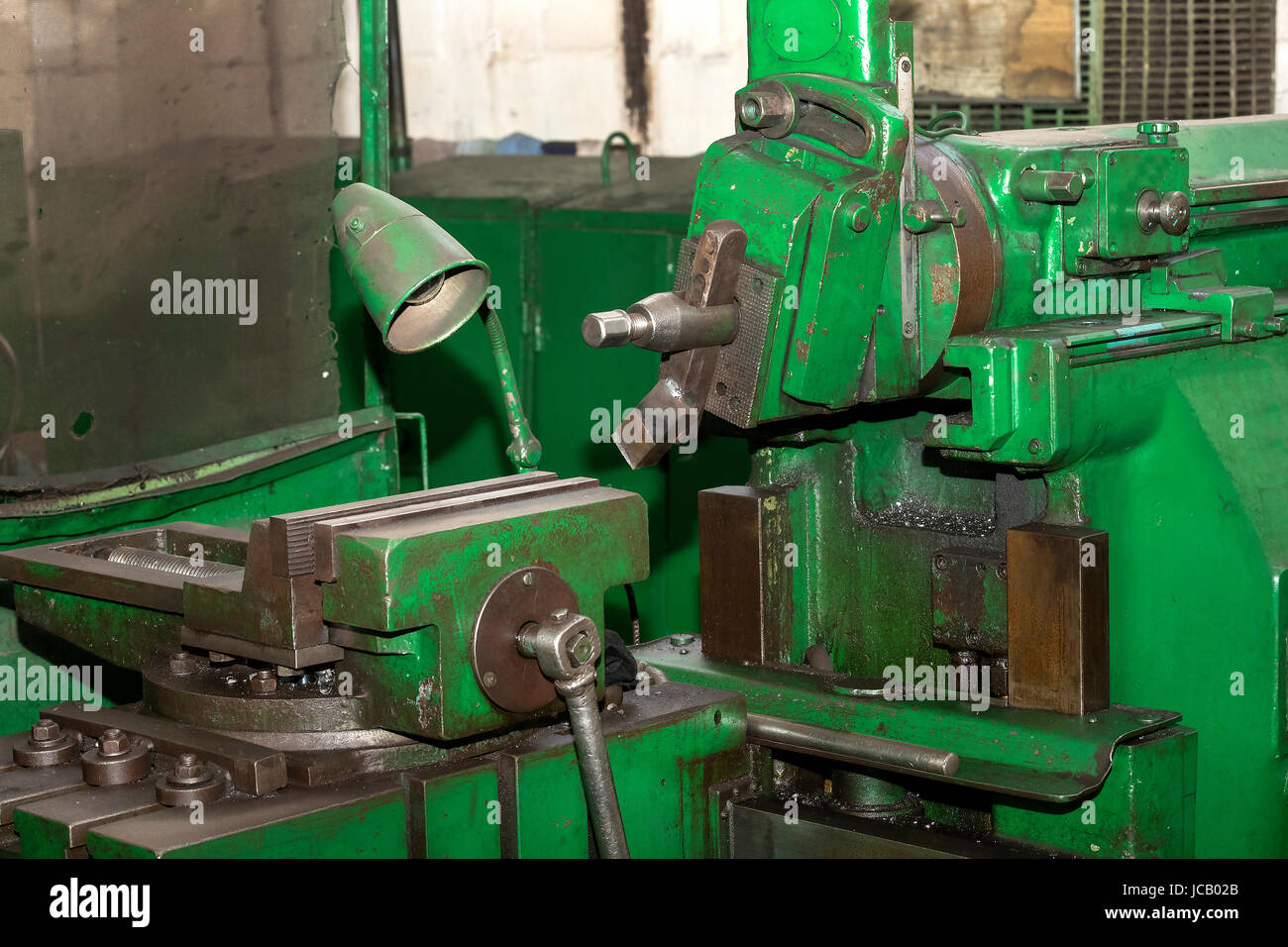 Metalworking machines working mechanisms are shot close-up Stock Photo ...