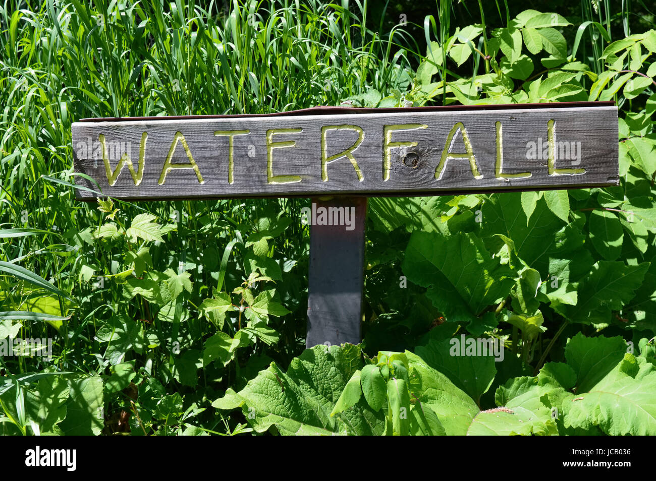 Waterfall sign hi-res stock photography and images - Alamy