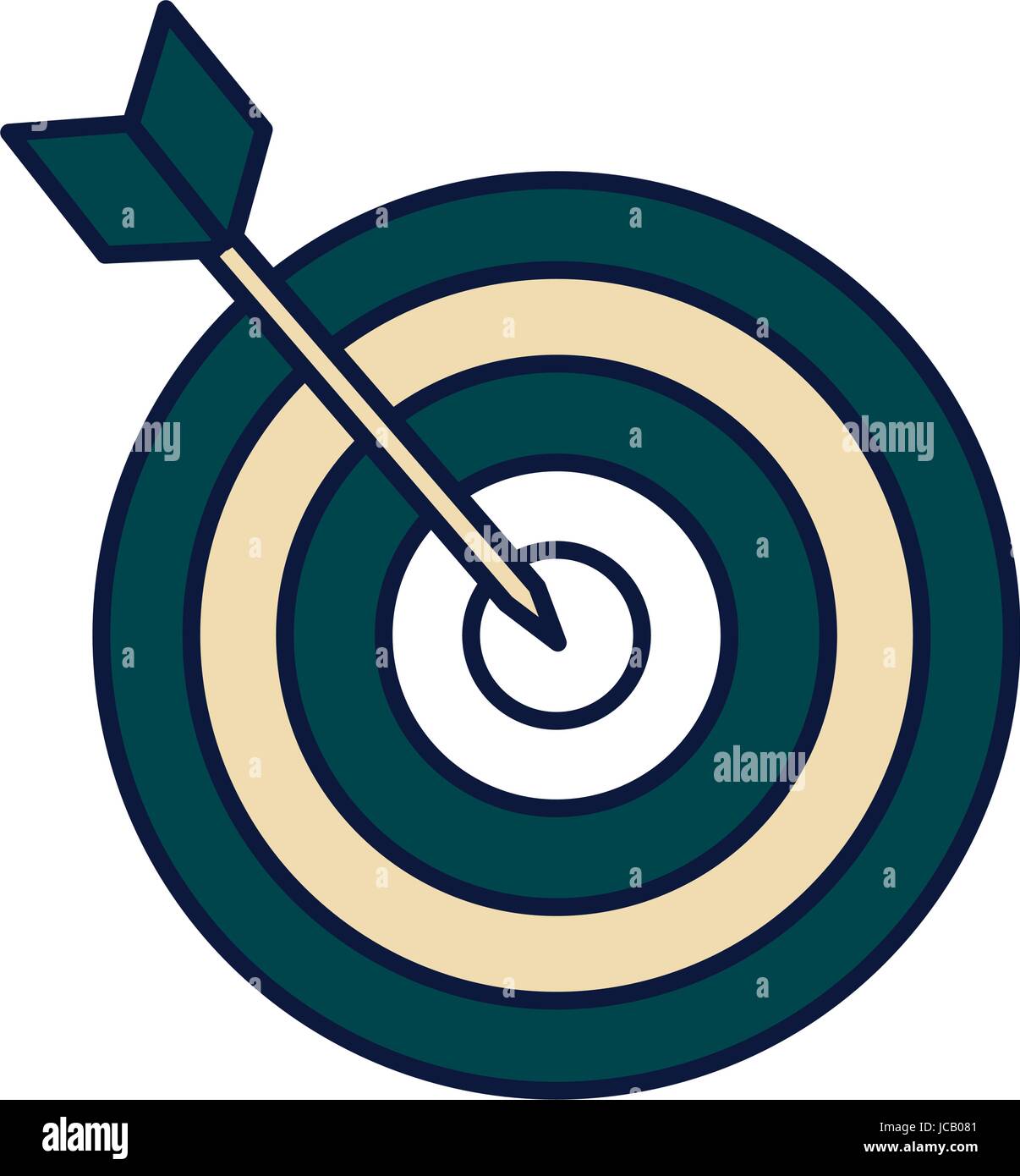 target with arrow icon Stock Vector Image & Art - Alamy