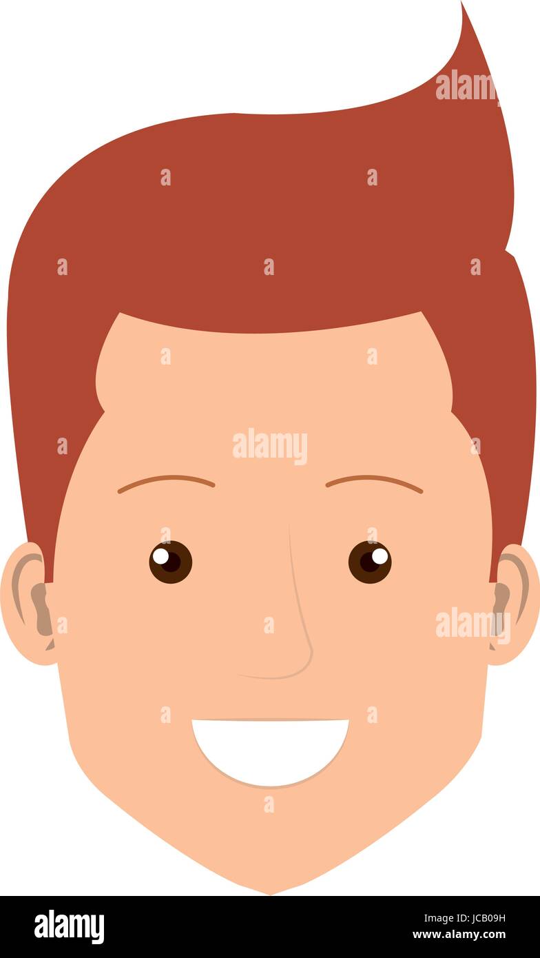 young man head avatar character Stock Vector Image & Art - Alamy