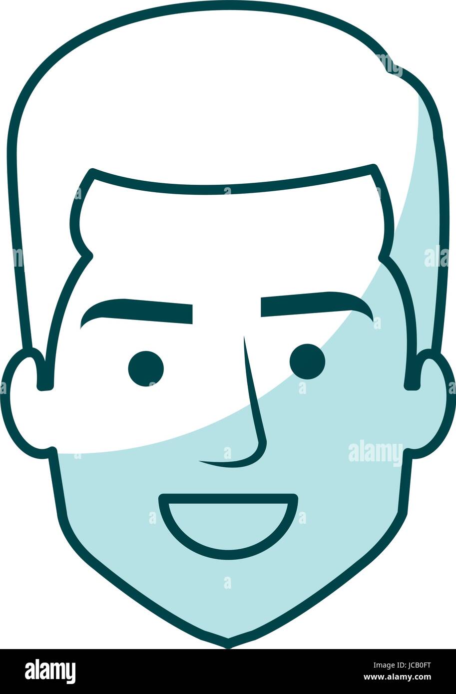 young man head avatar character Stock Vector Image & Art - Alamy