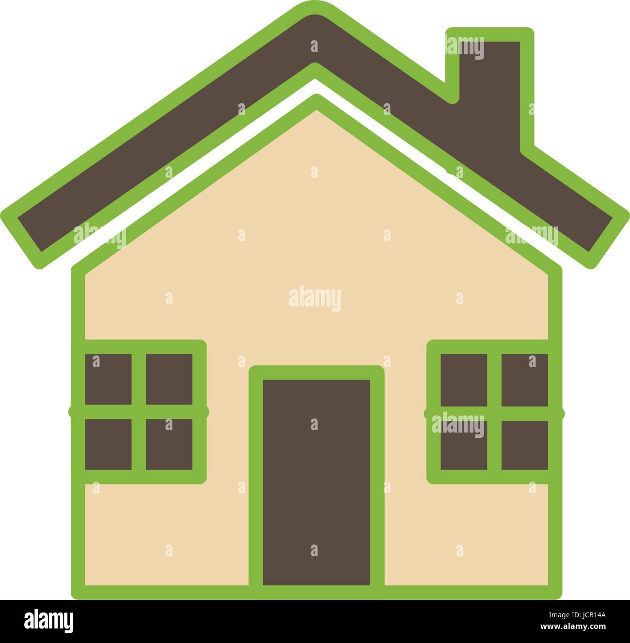 exterior house isolated icon Stock Vector Image & Art - Alamy