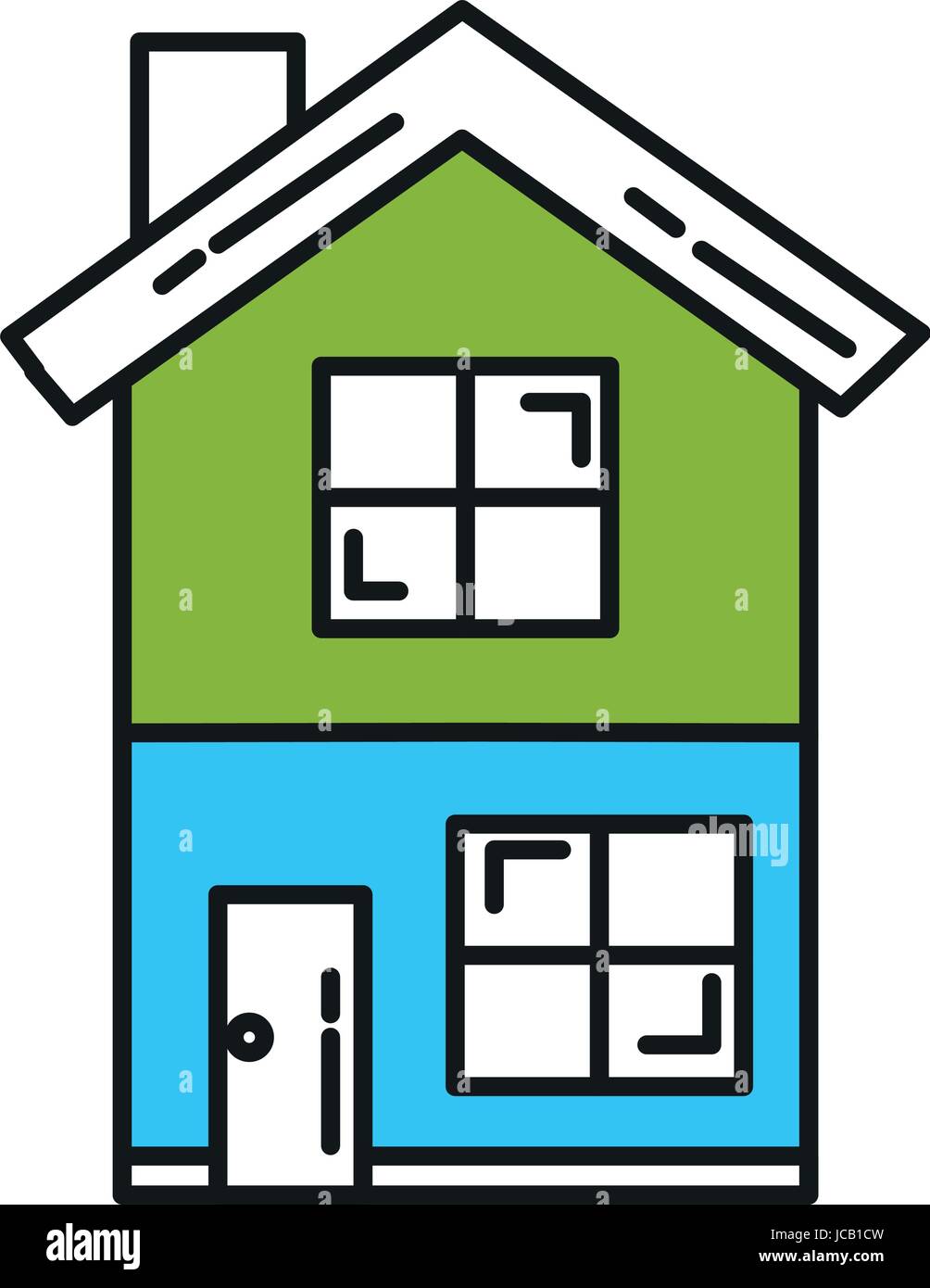 exterior house isolated icon Stock Vector Image & Art - Alamy