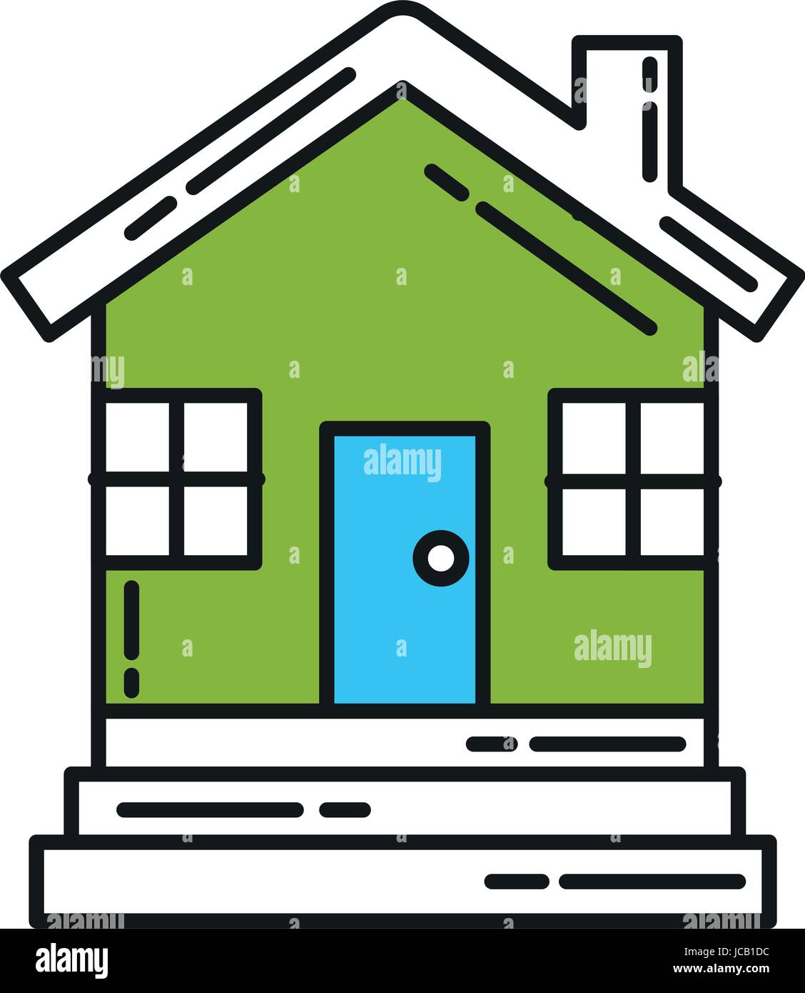 exterior house isolated icon Stock Vector Image & Art - Alamy