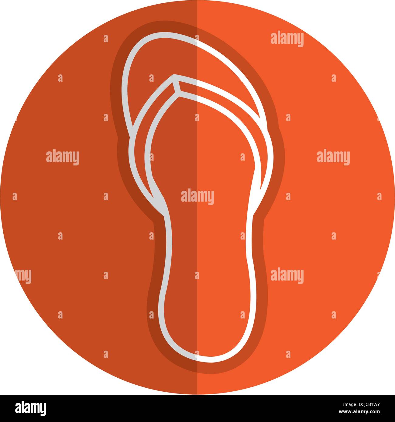 flip flops isolated icon Stock Vector Image & Art - Alamy
