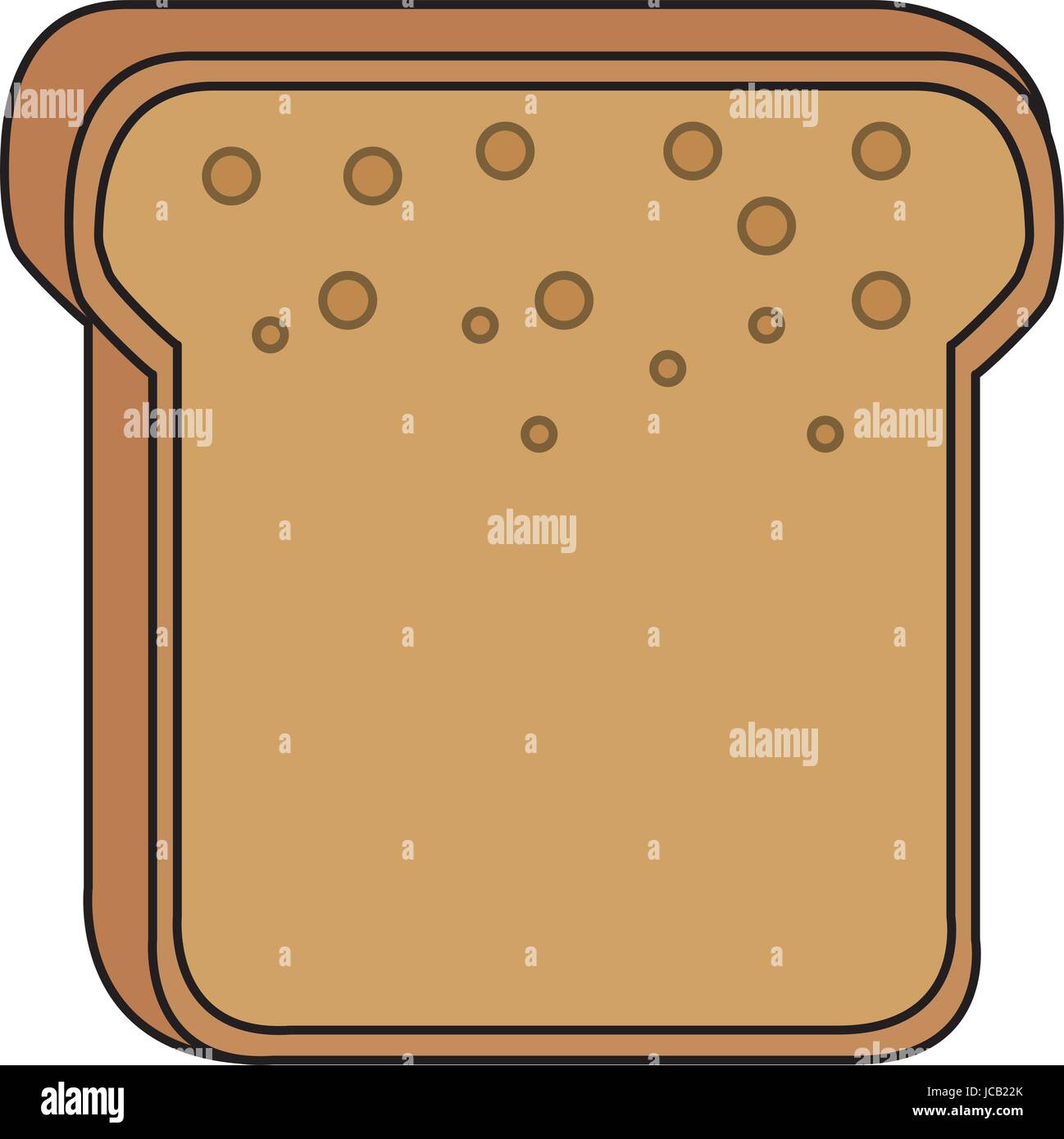 delicious toast bread isolated icon Stock Vector Image & Art - Alamy