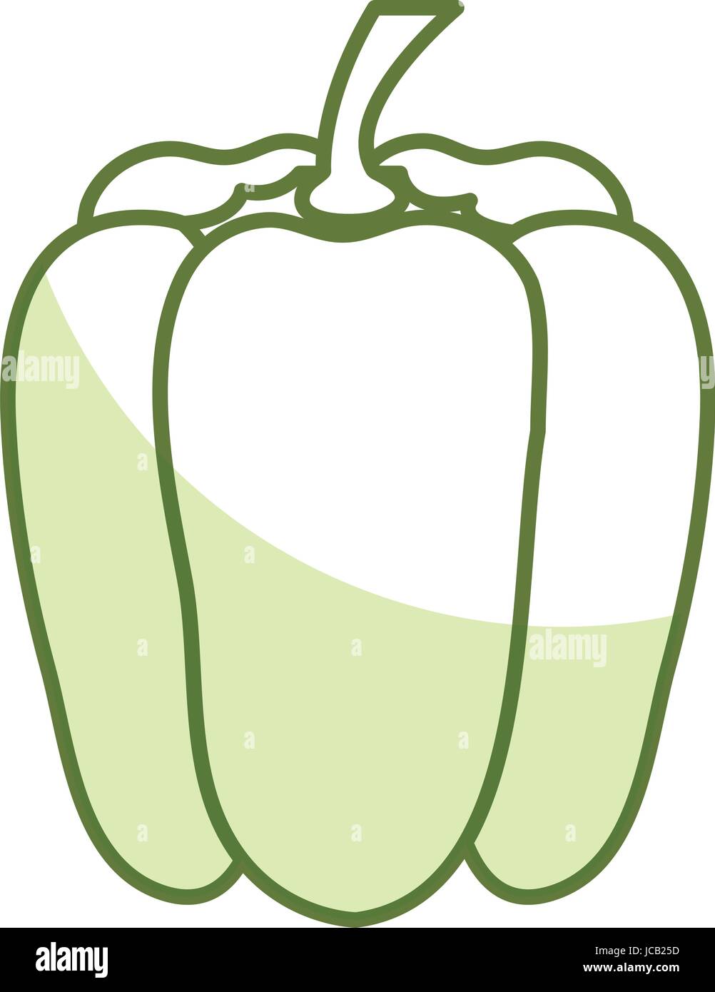 pepper fresh vegetable icon Stock Vector Image & Art - Alamy