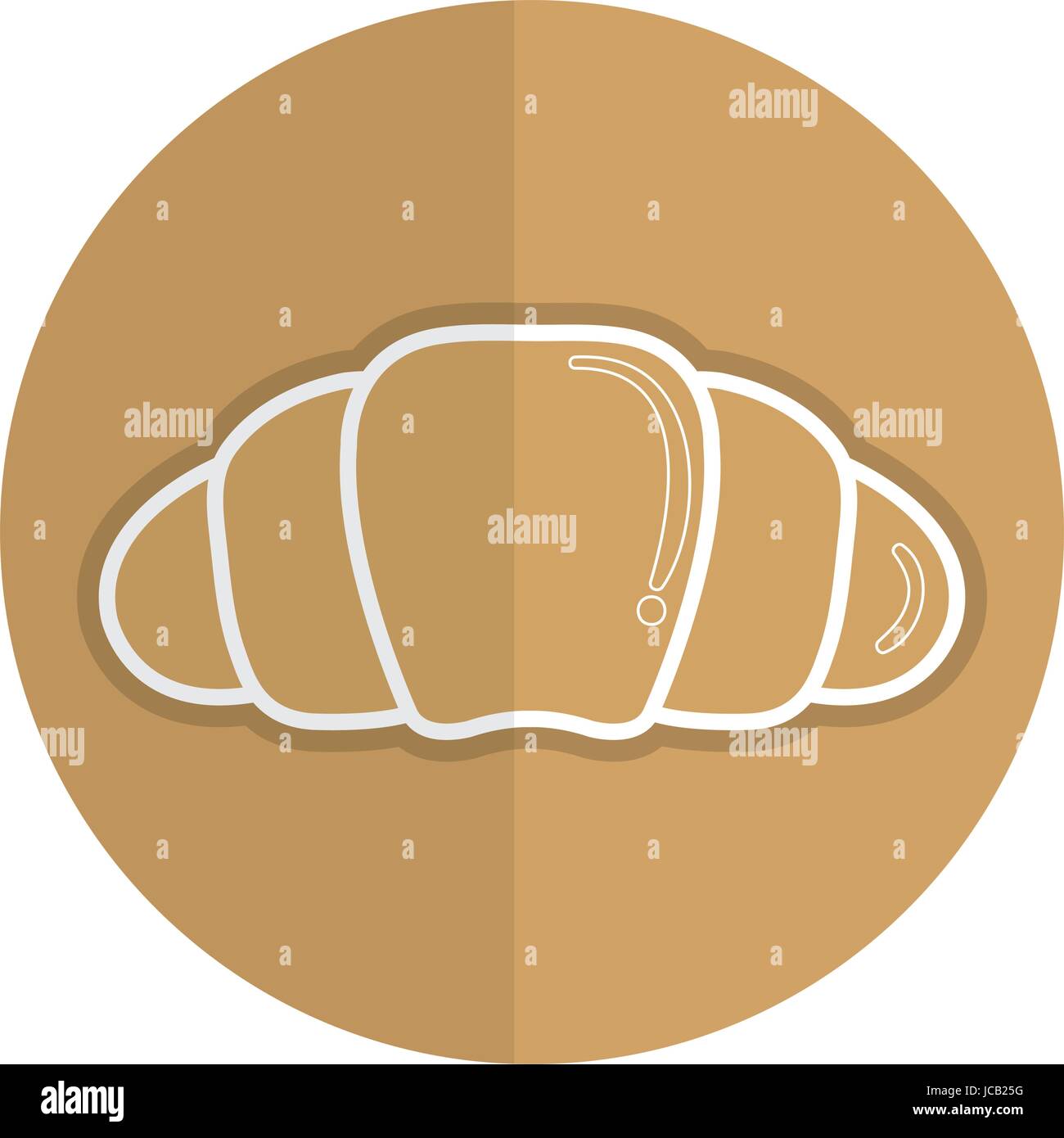 delicious croissant bread icon Stock Vector Image & Art - Alamy