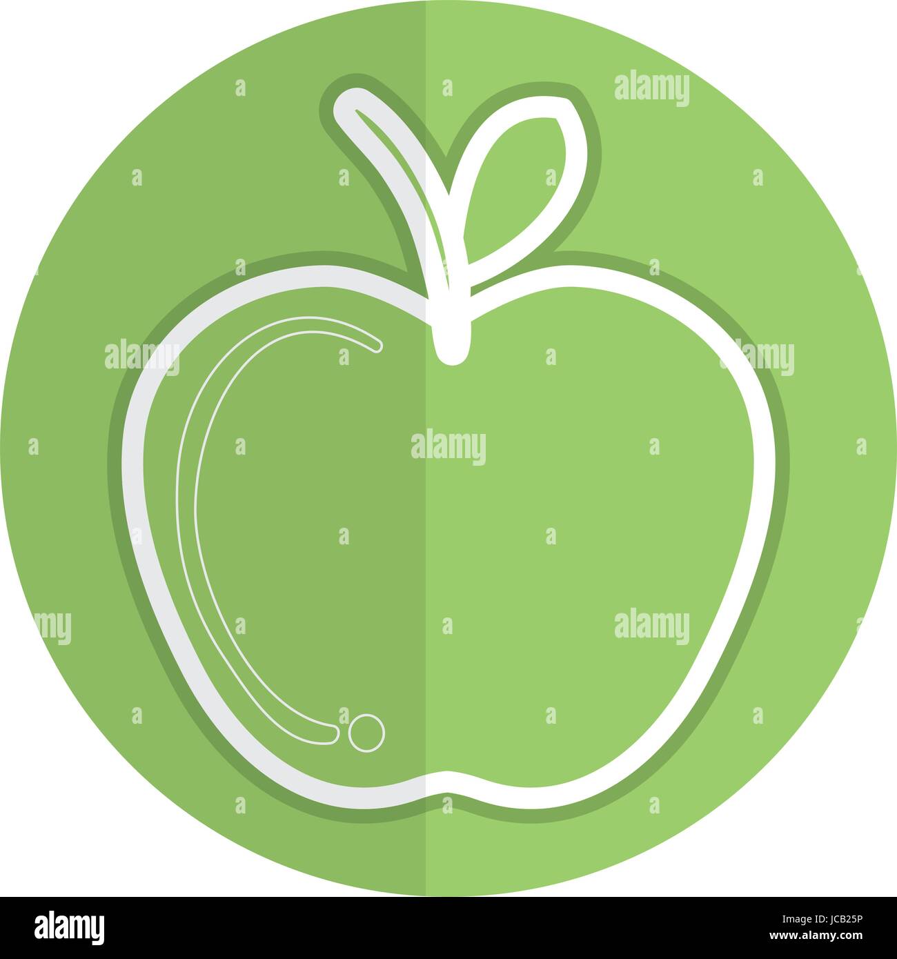 apple fresh fruit icon Stock Vector Image & Art - Alamy