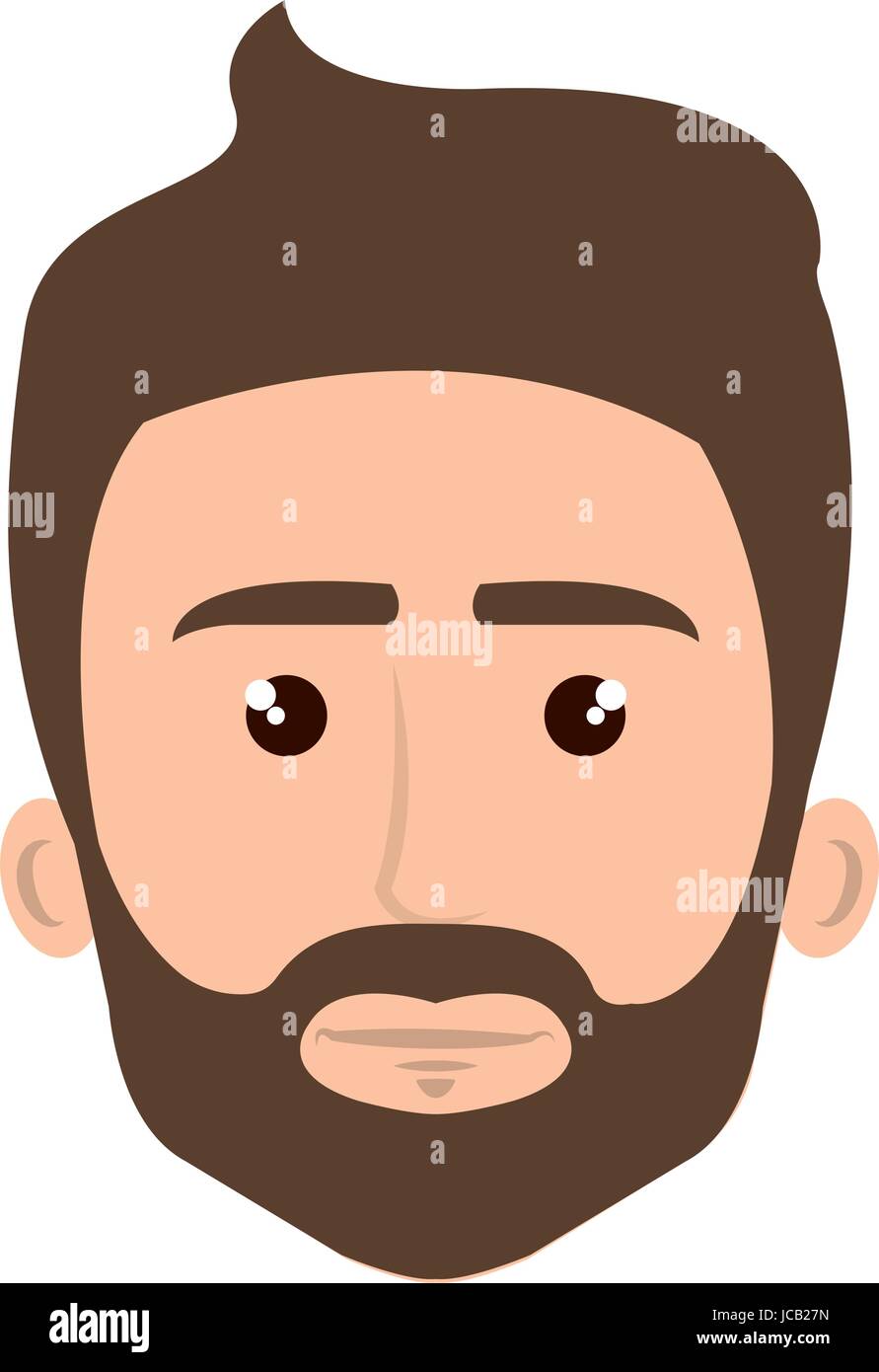 young man head avatar character Stock Vector Image & Art - Alamy