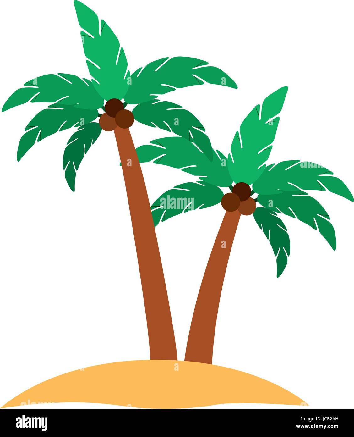 tree palm summer icon Stock Vector Image & Art - Alamy