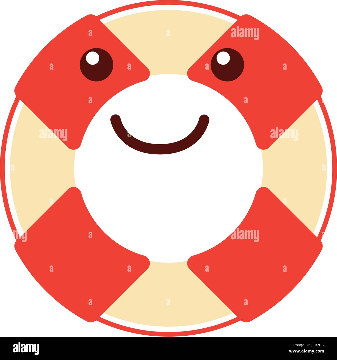 float lifeguard kawaii character Stock Vector Image & Art - Alamy