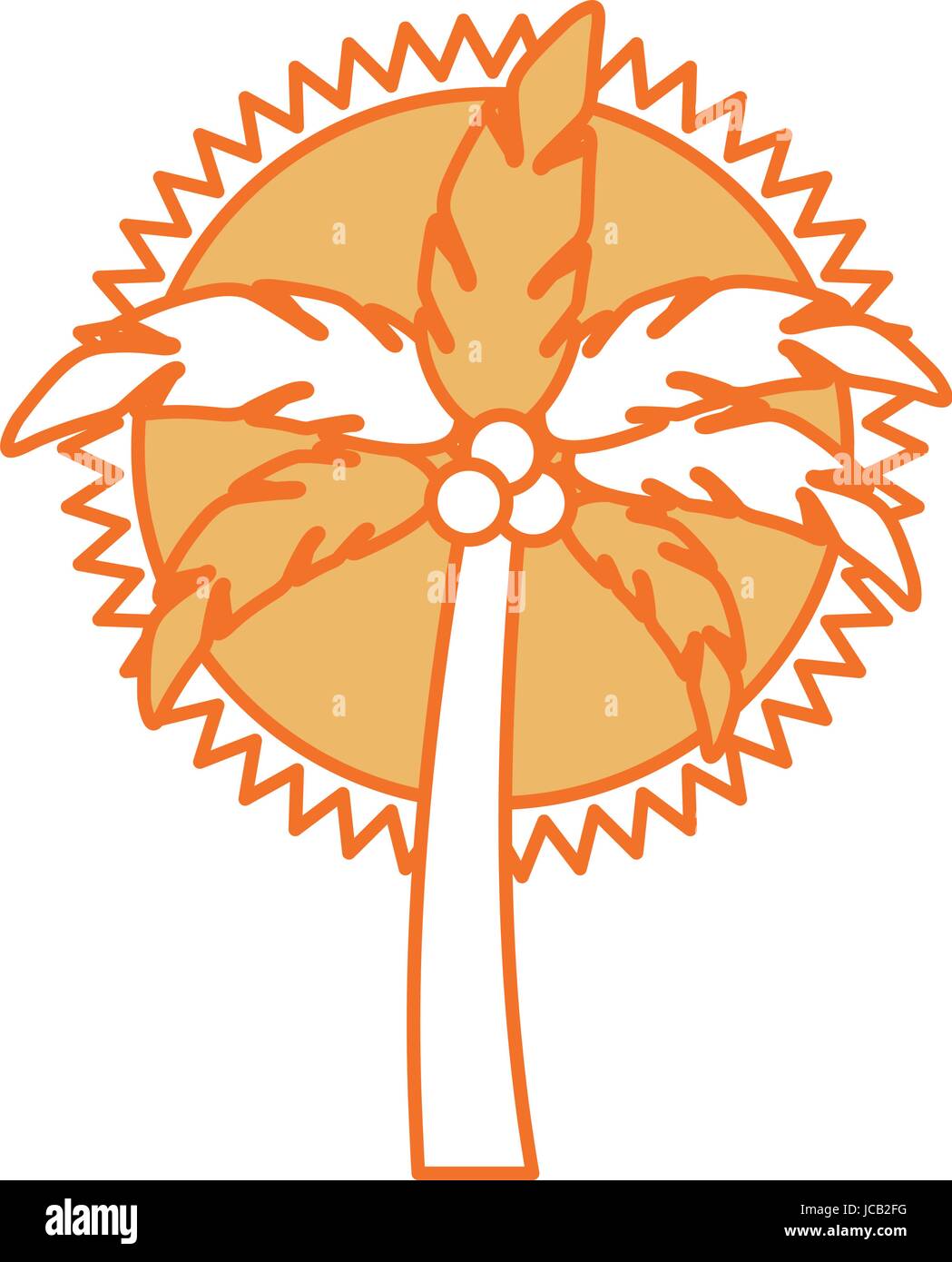 tree palm summer icon Stock Vector Image & Art - Alamy