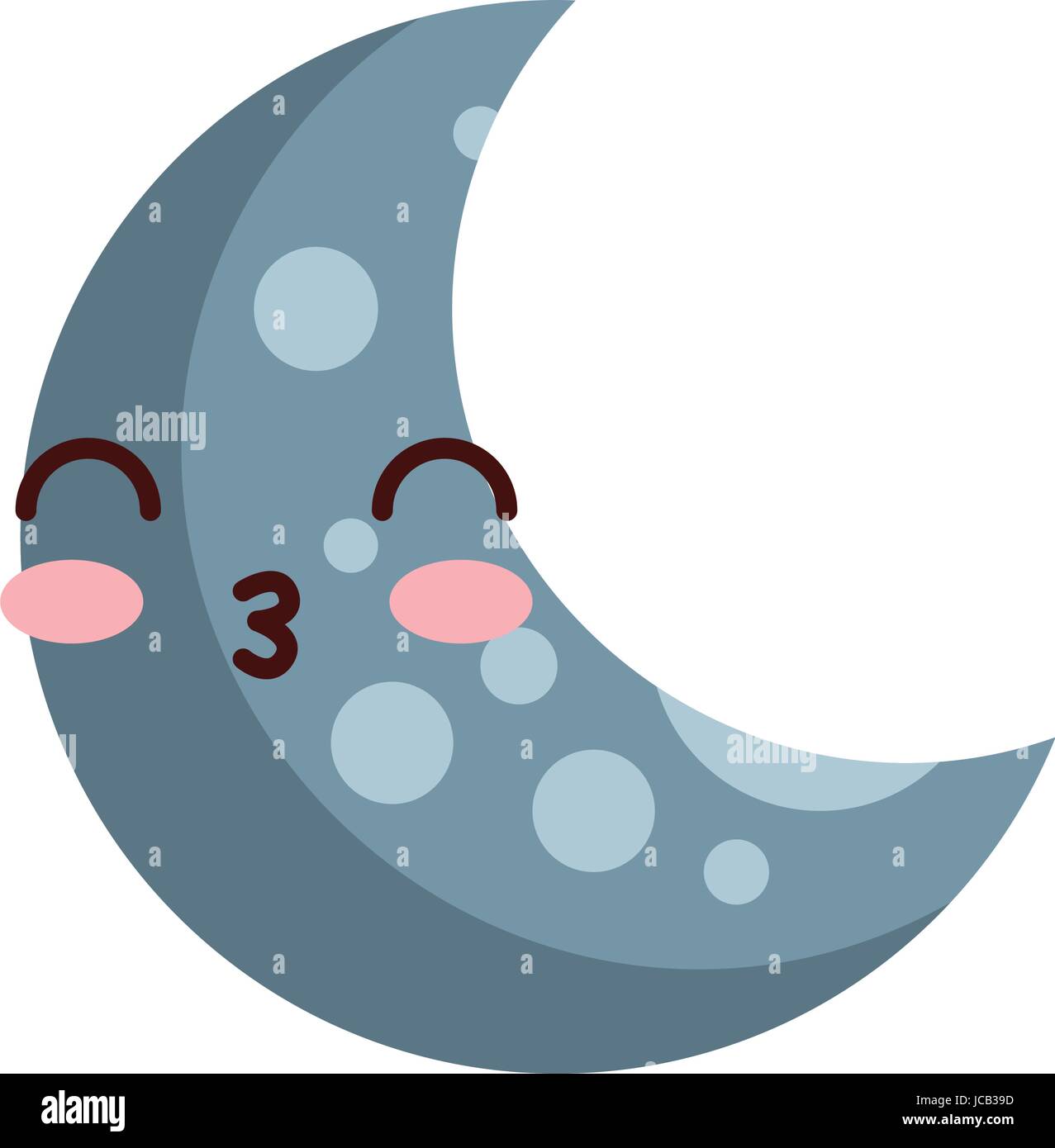 Natural satellite moon comic character Stock Vector Image & Art - Alamy