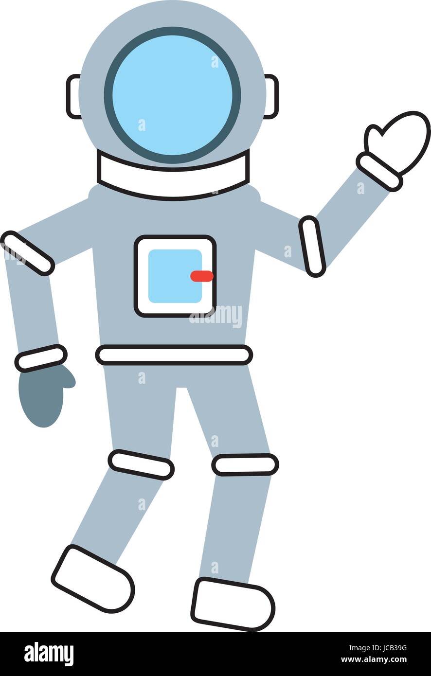 astronaut comic character icon Stock Vector Image & Art - Alamy