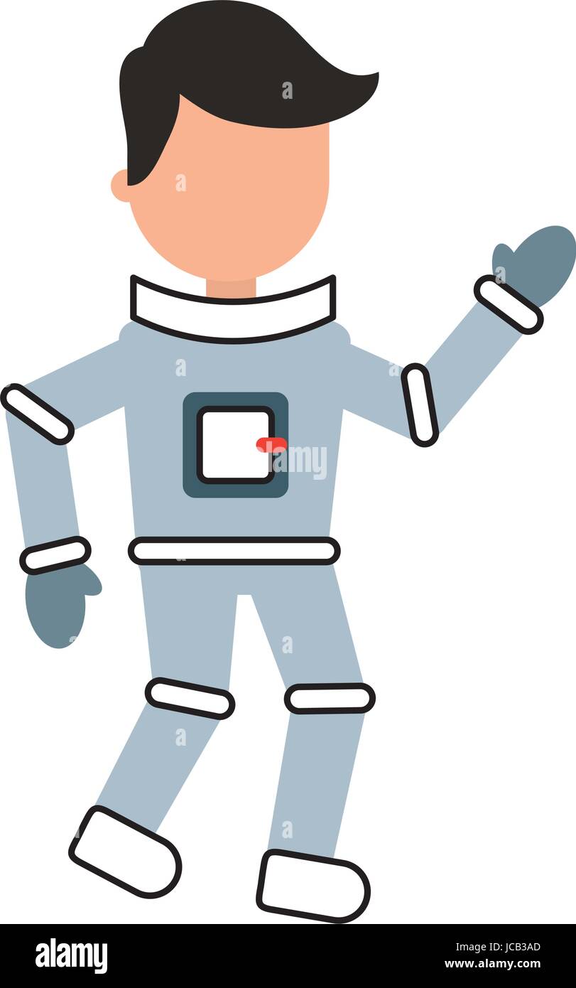 astronaut comic character icon Stock Vector Image & Art - Alamy