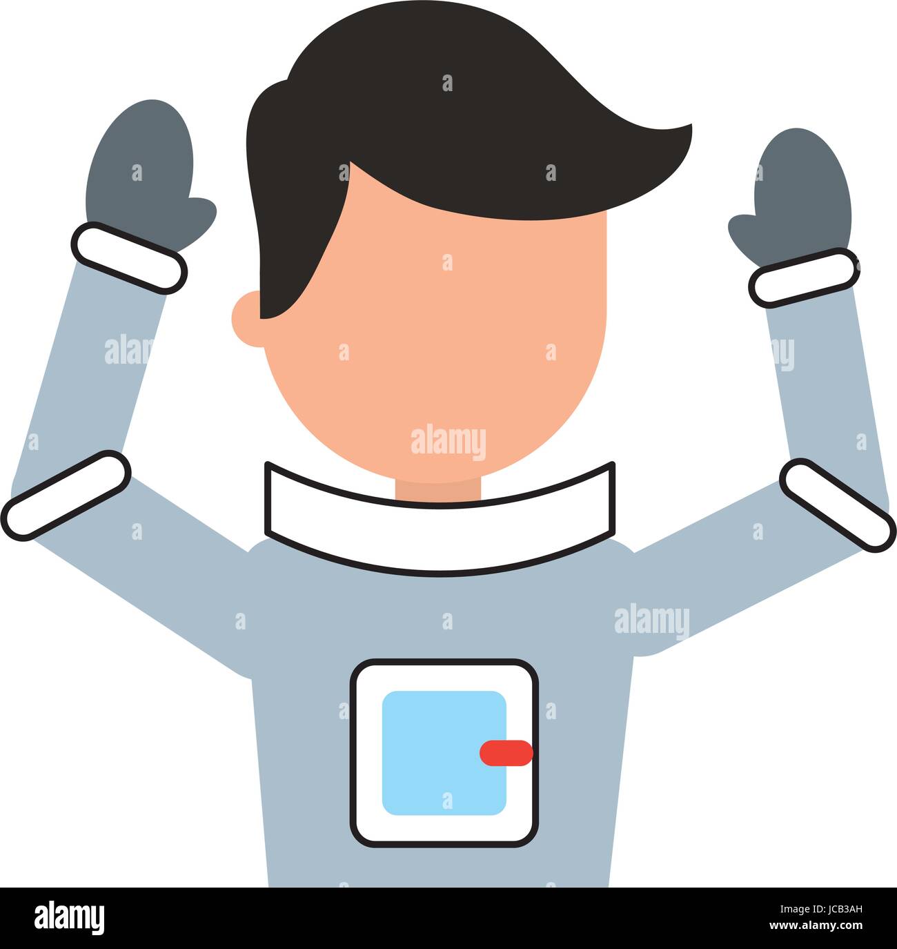 astronaut comic character icon Stock Vector Image & Art - Alamy