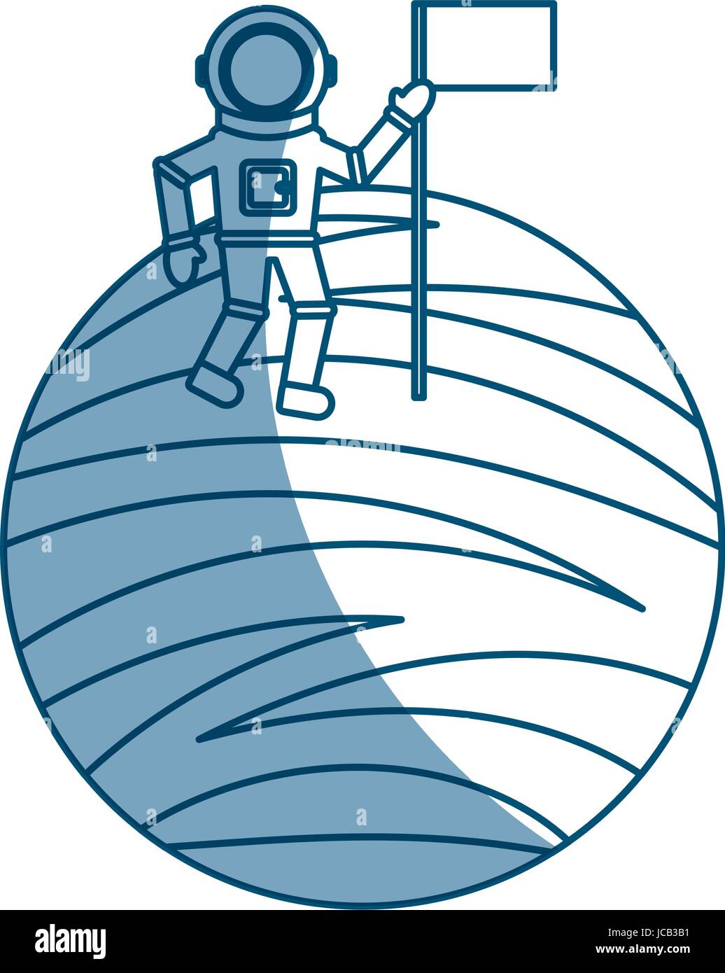 astronaut in the moon comic character icon Stock Vector Image & Art - Alamy