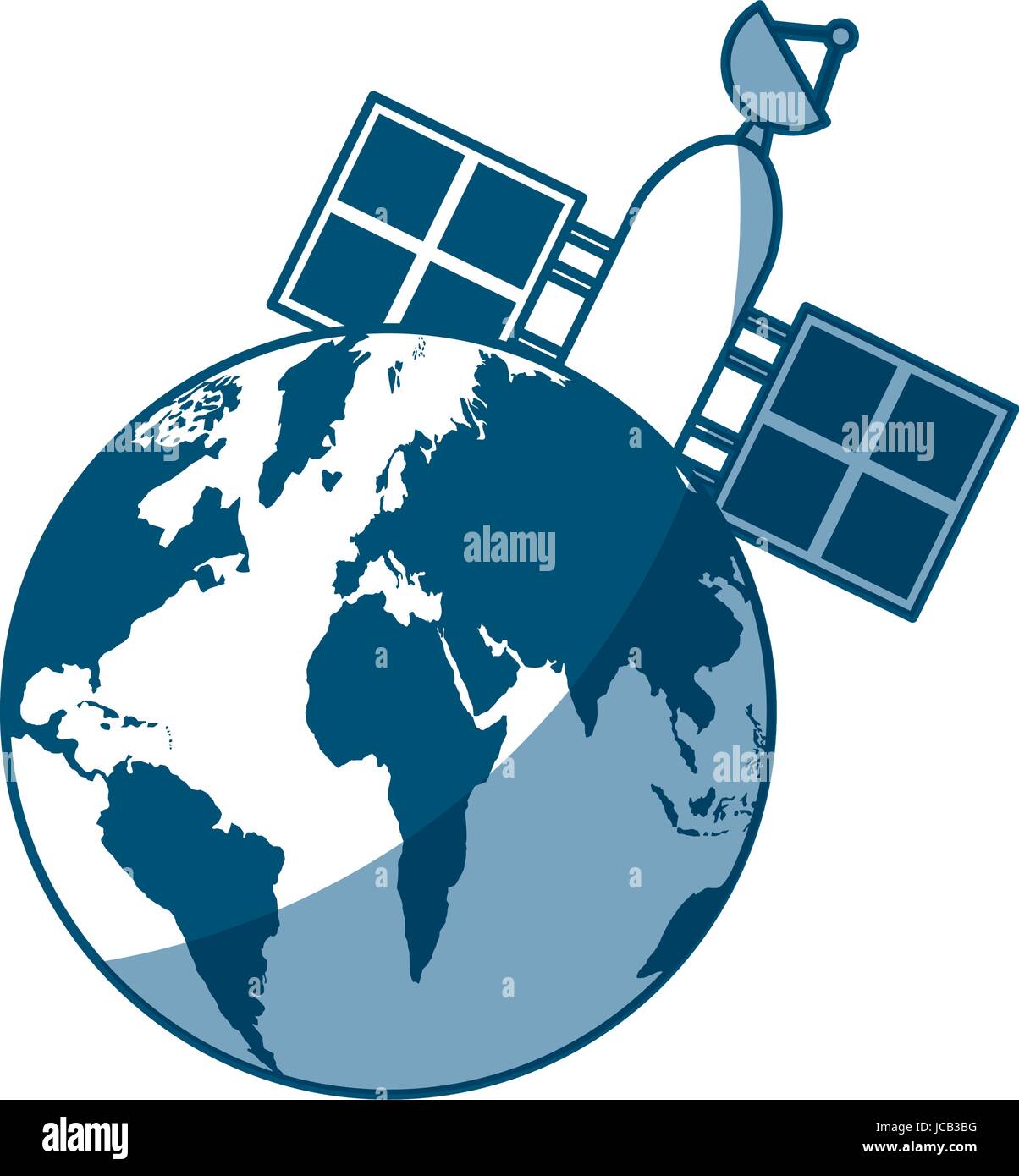 artificial satellite on planet earth Stock Vector Image & Art - Alamy