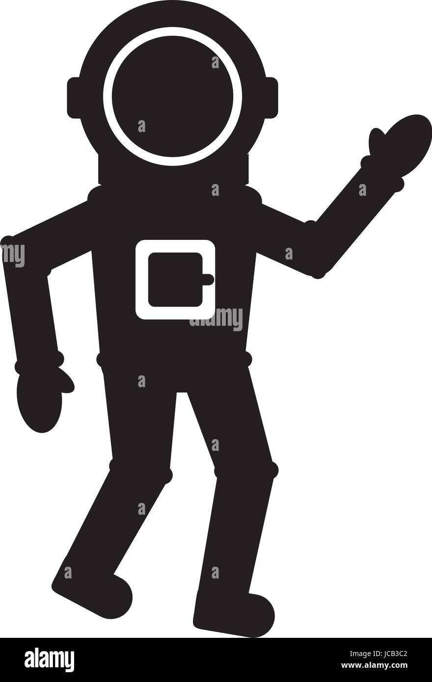 astronaut comic character icon Stock Vector Image & Art - Alamy