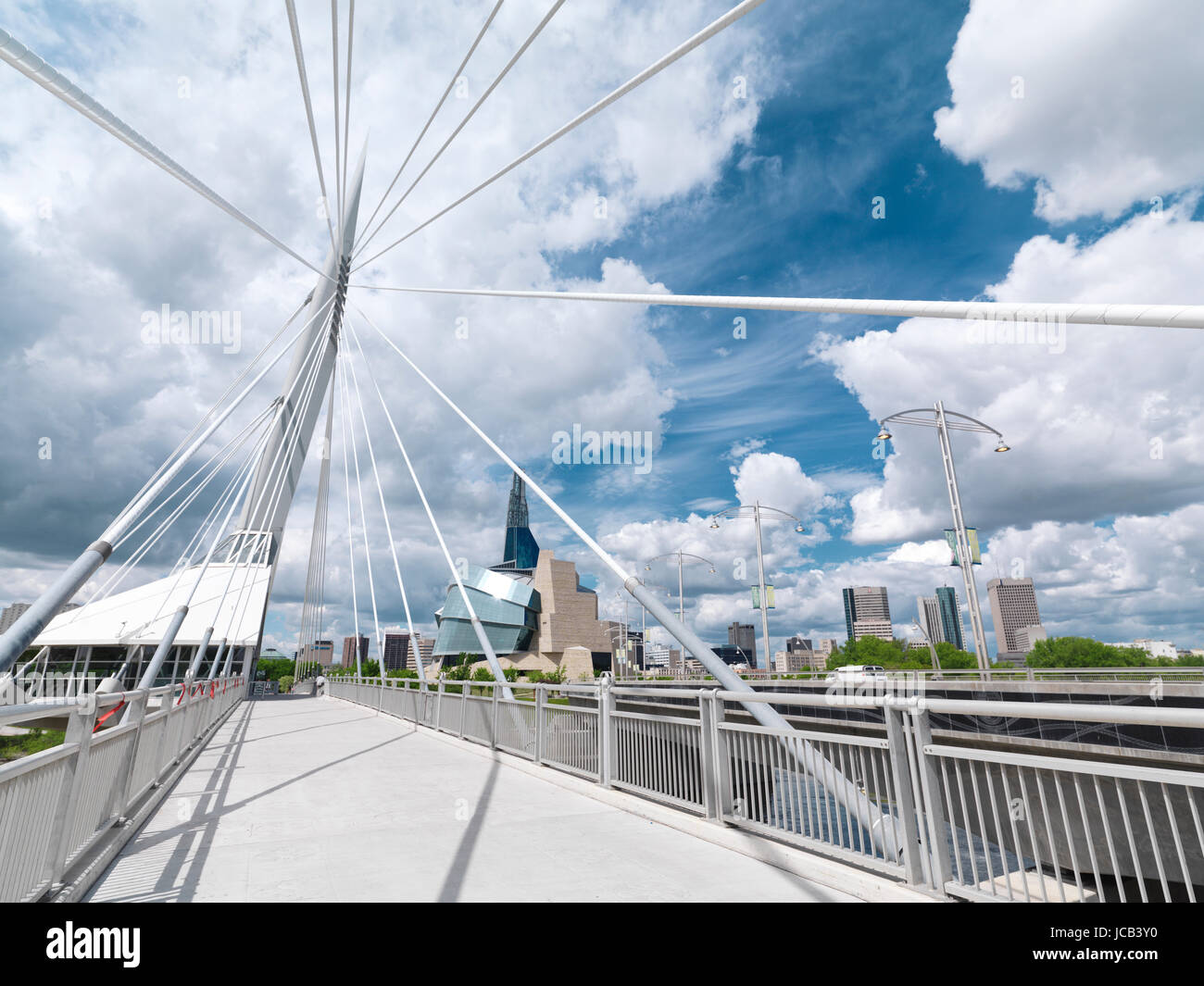 Esplanade riel bridge pedestrian bridge hi-res stock photography and ...