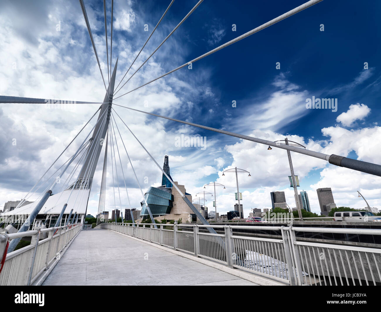 Esplanade riel bridge pedestrian bridge hi-res stock photography and ...