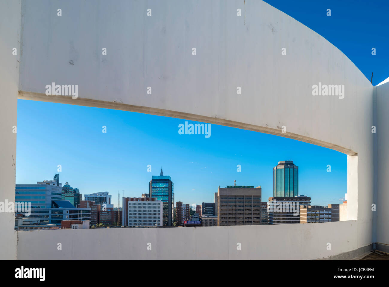 A skyline view of the CBD, Harare Zimbabwe Stock Photo - Alamy