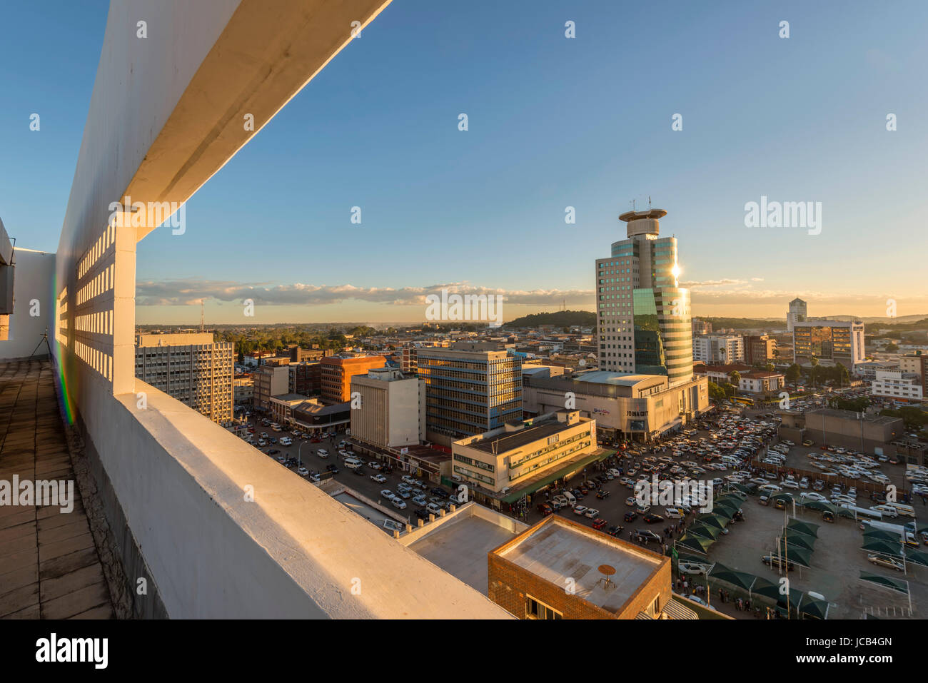 A skyline view of the CBD, Harare Zimbabwe Stock Photo - Alamy