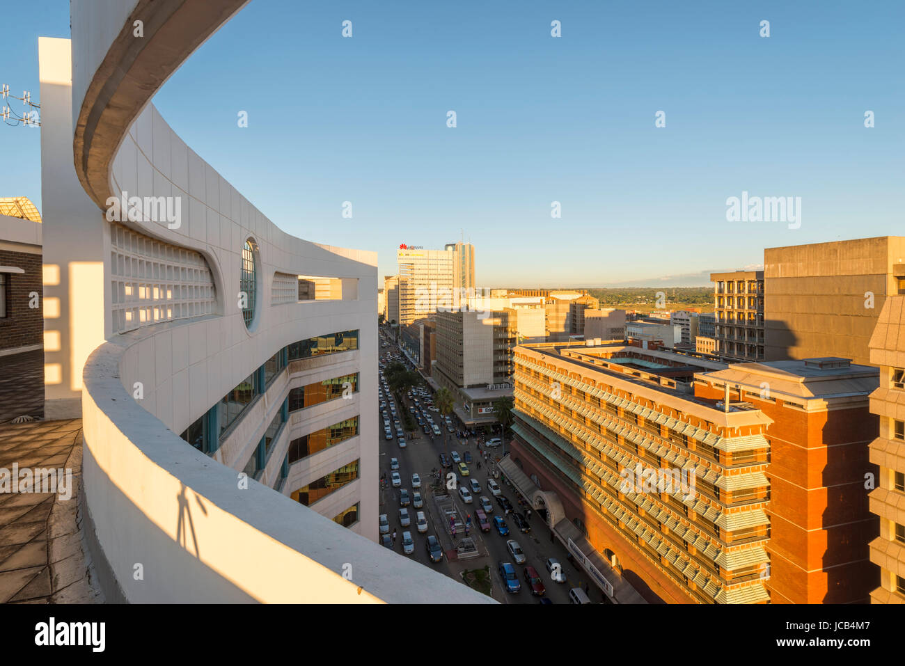 A skyline view of the CBD, Harare Zimbabwe Stock Photo - Alamy