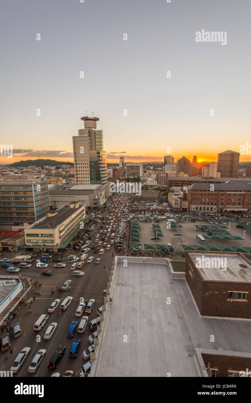A skyline view of the CBD, Harare Zimbabwe Stock Photo - Alamy