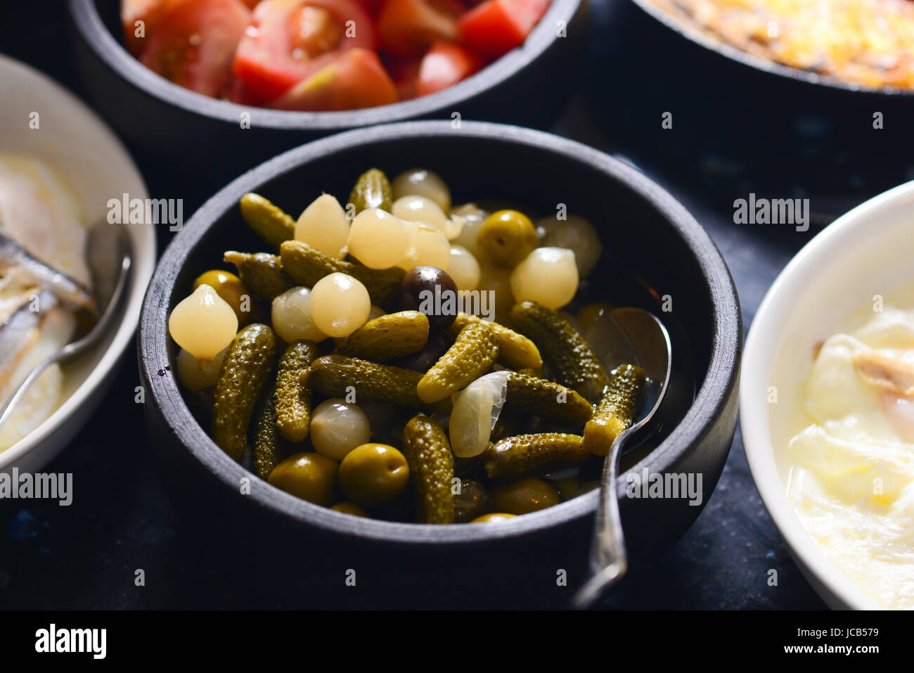 olives in buffet Stock Photo - Alamy