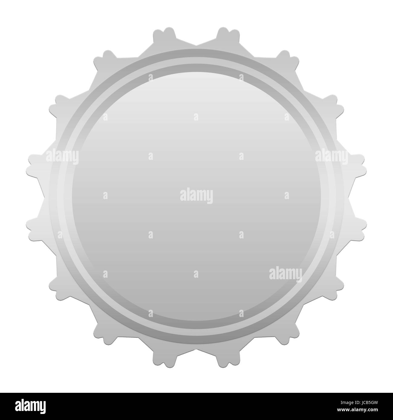 Empty gray circular icon. Vintage theme Stock Photo - Alamy