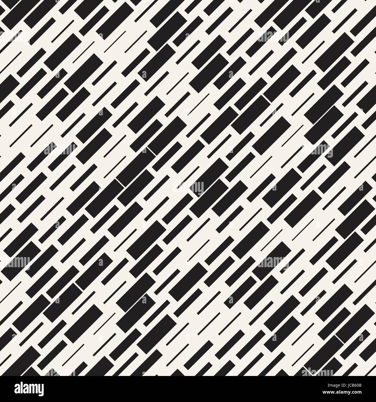 Vector Seamless Black And White Irregular Dash Rectangles Grid Pattern ...