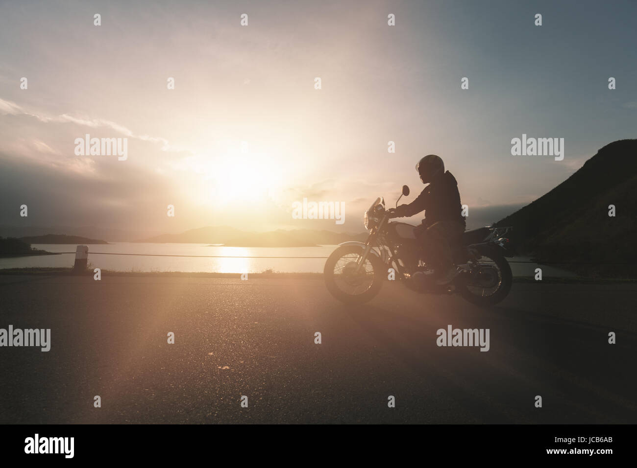 Rough road mountain edge motorcycle hi-res stock photography and images ...