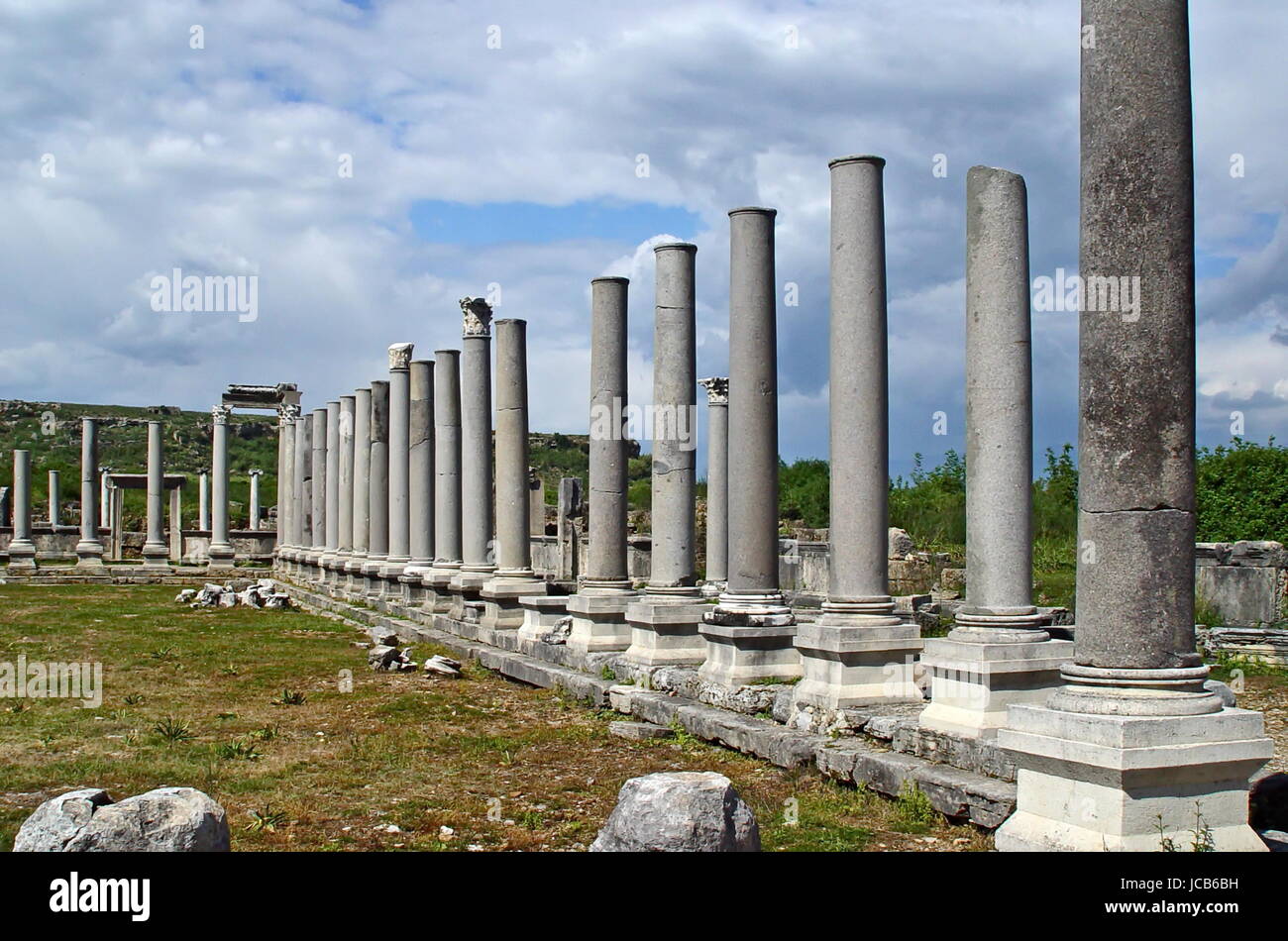 Ancient Perge city Stock Photo - Alamy