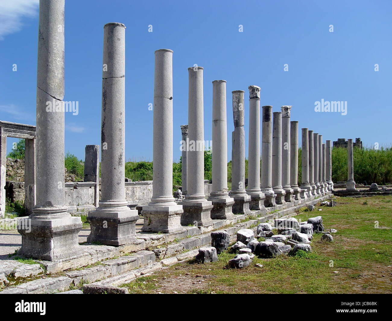 Ancient Perge city Stock Photo - Alamy