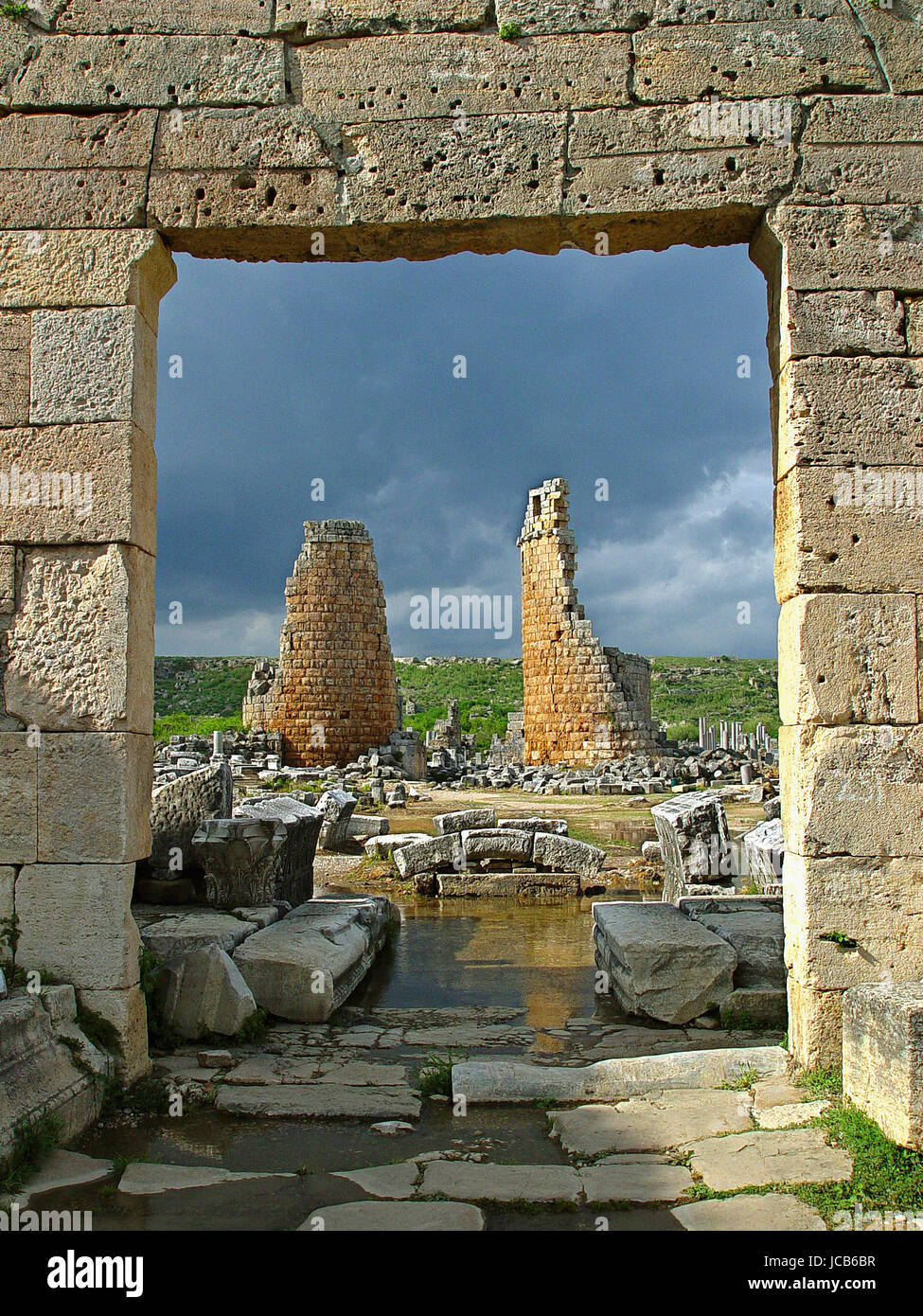 Ancient Perge city Stock Photo - Alamy