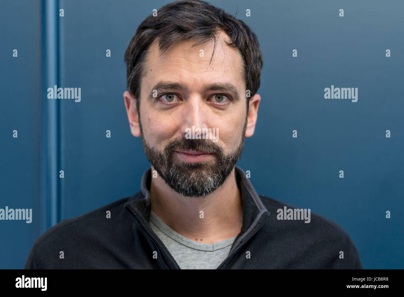Portrait of Gerald Andrieu (journalist) 06/10/2016 Â©Hannah ASSOULINE ...