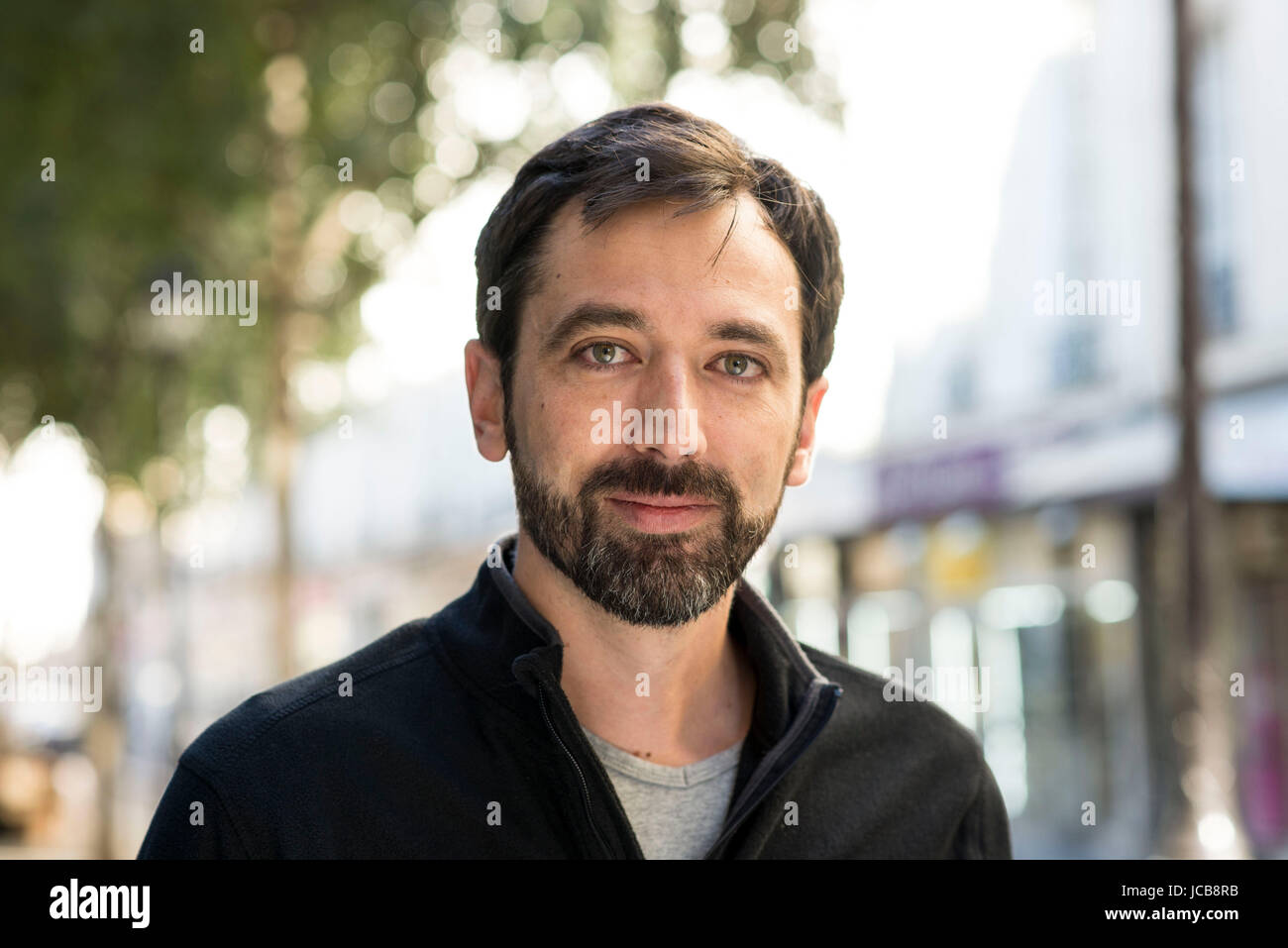 Portrait of Gerald Andrieu (journalist) 06/10/2016 Â©Hannah ASSOULINE ...