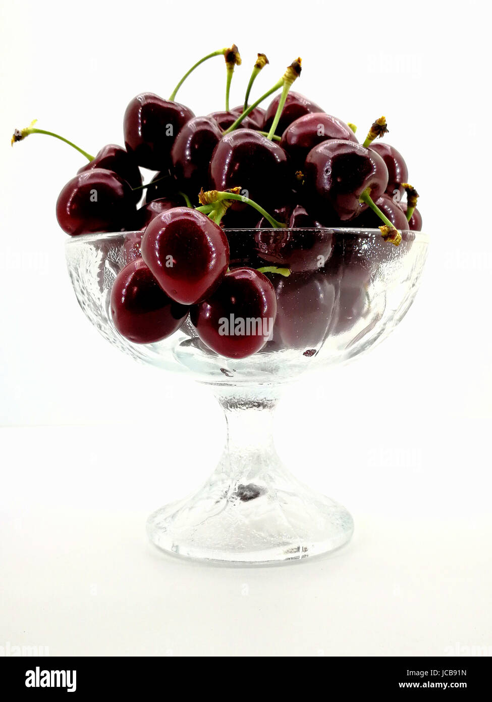 Fresh freshly picked cherries Stock Photo - Alamy