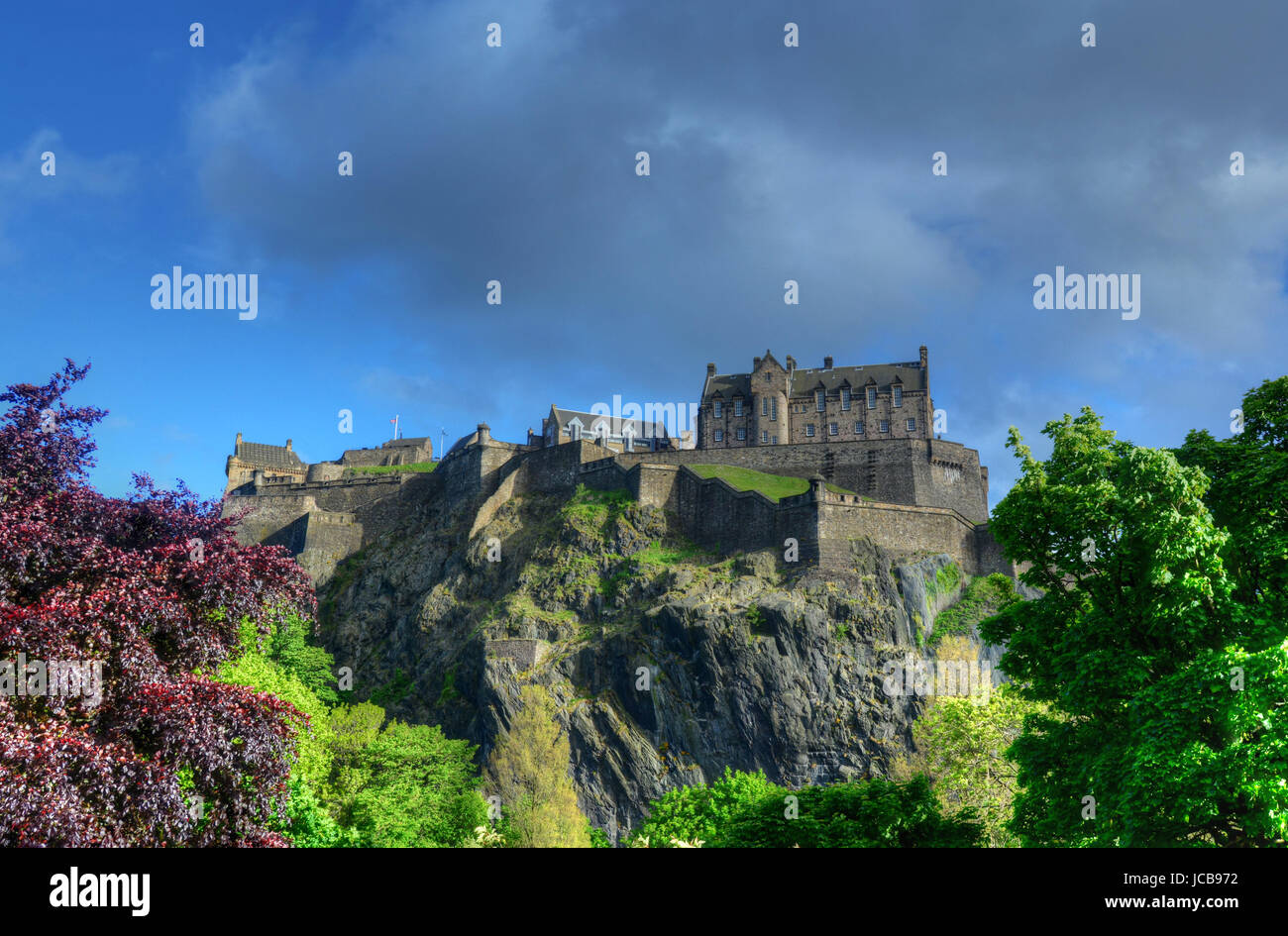 Edinburgh Castle in Edinburgh Scotland Stock Photo - Alamy