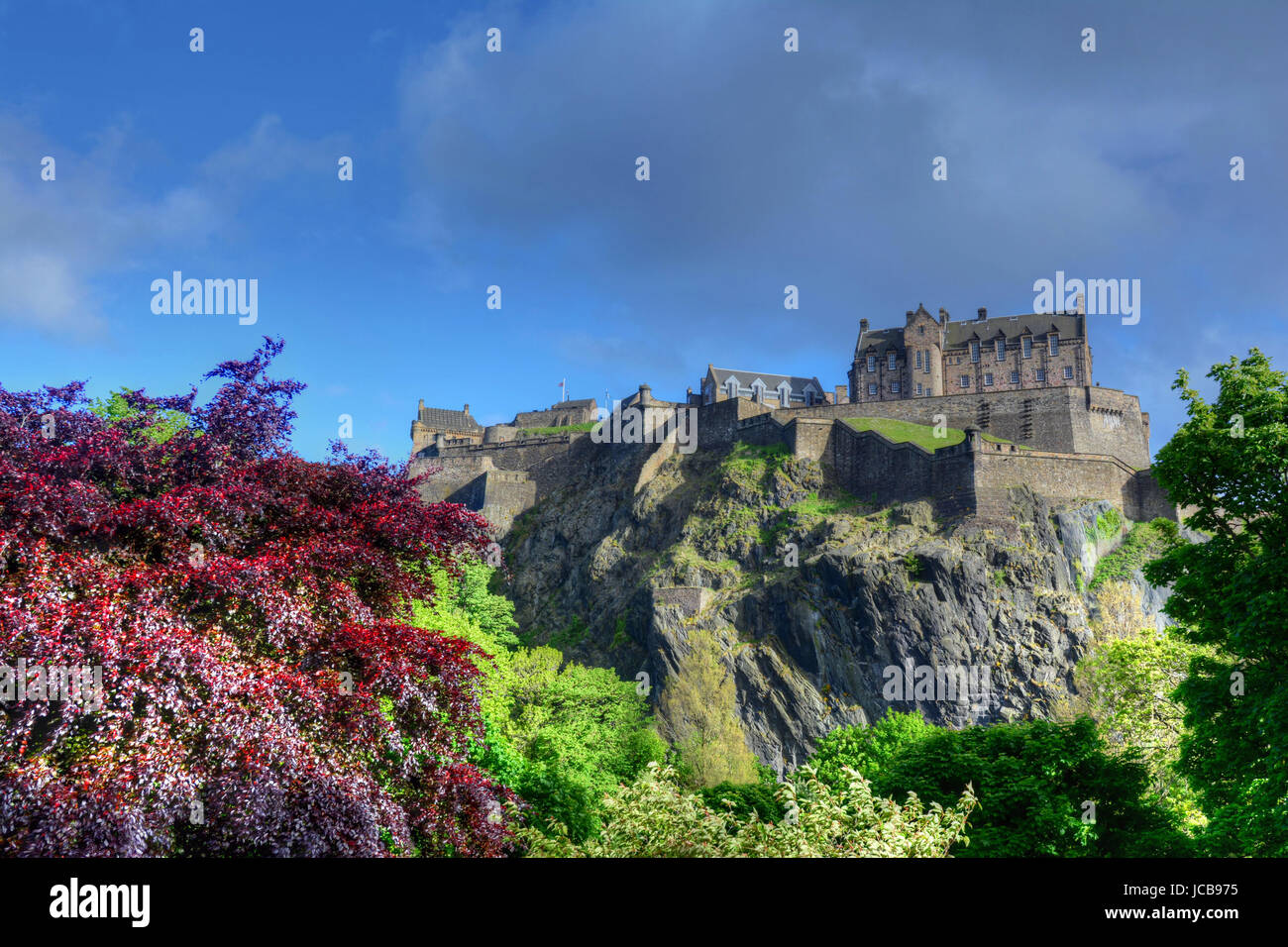 Edinburgh Castle in Edinburgh Scotland Stock Photo - Alamy