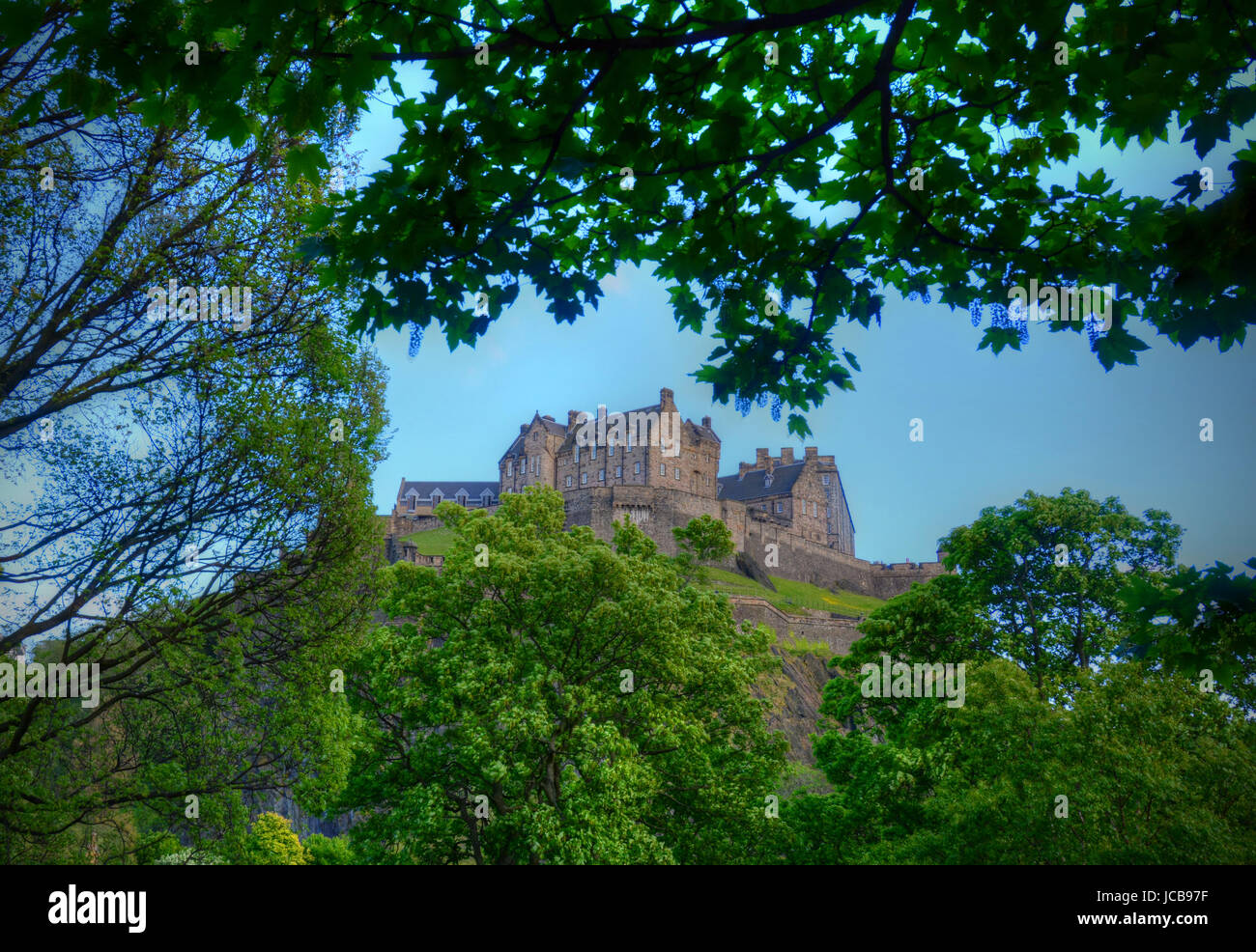 Edinburgh Castle in Edinburgh Scotland Stock Photo - Alamy